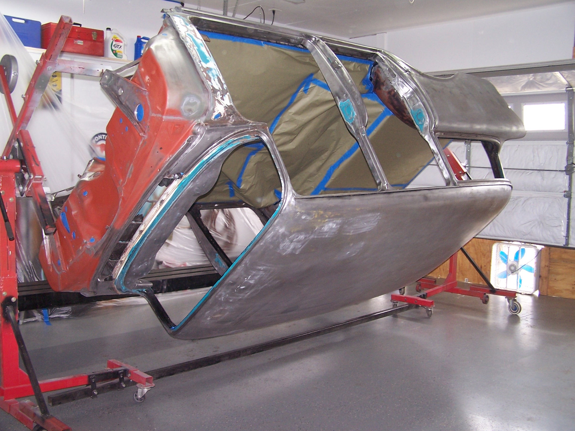 Wagon - Firewall Prep and Epoxy Seal Coat